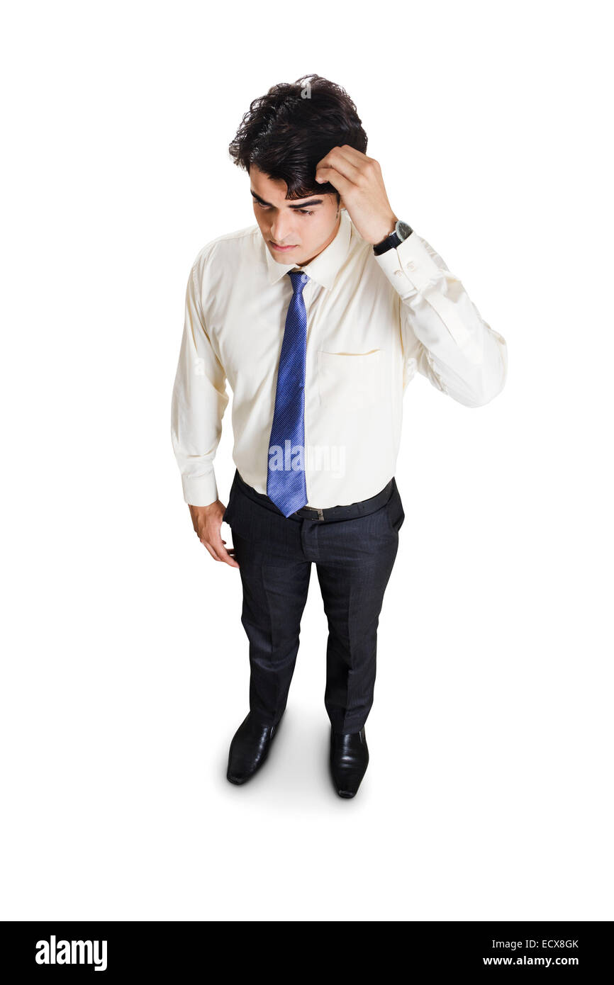 Confused Cartoon Boy