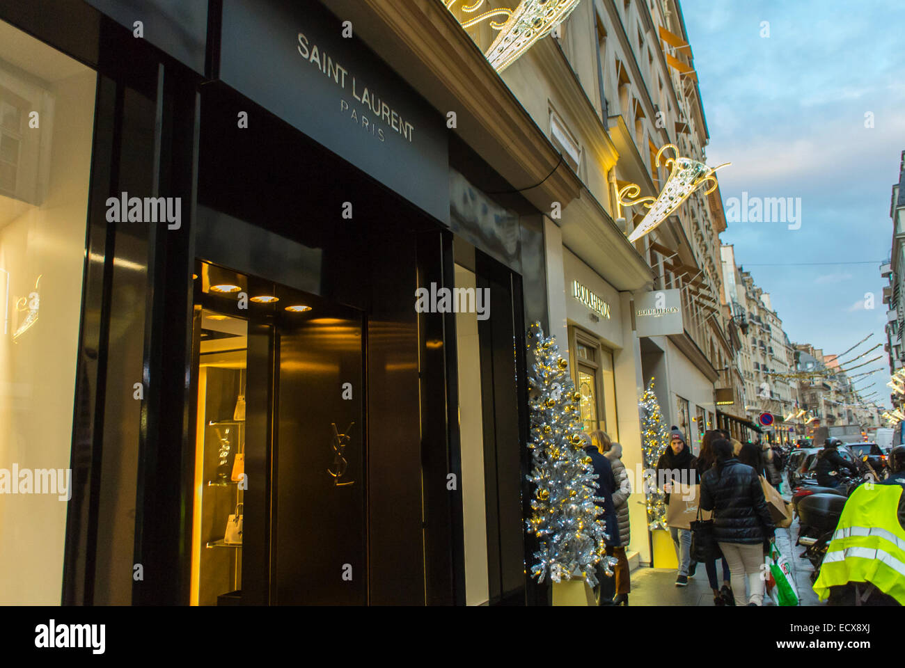 Yves Saint Laurent Paris Shop High Resolution Stock Photography and ...