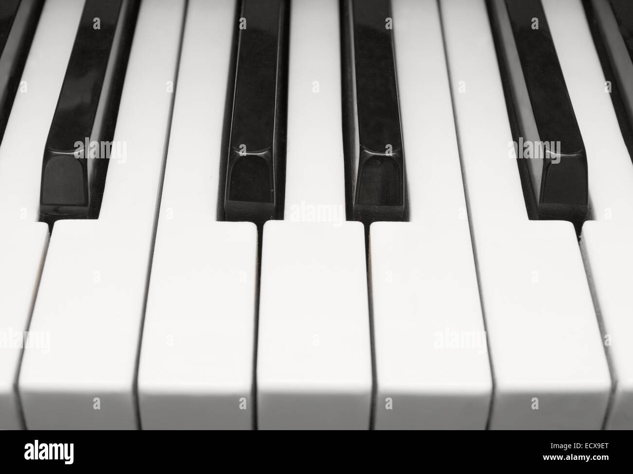 Close up of black and white piano keys Stock Photo - Alamy
