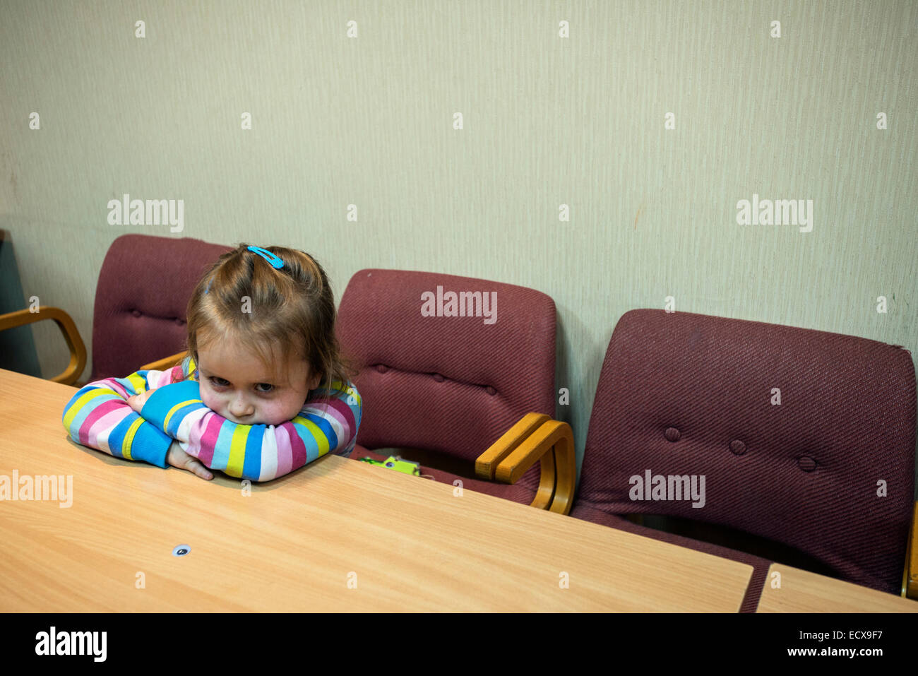 Kiev, Ukraine. 20th Dec, 2014. Jewish girl celebrates Hanukkah in Kiev ...