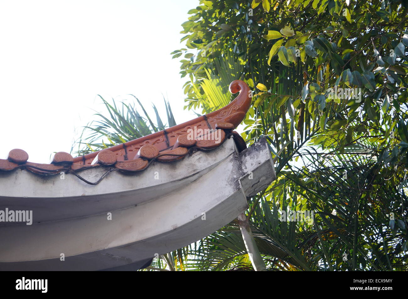 China traditional building eaves landscape Stock Photo - Alamy