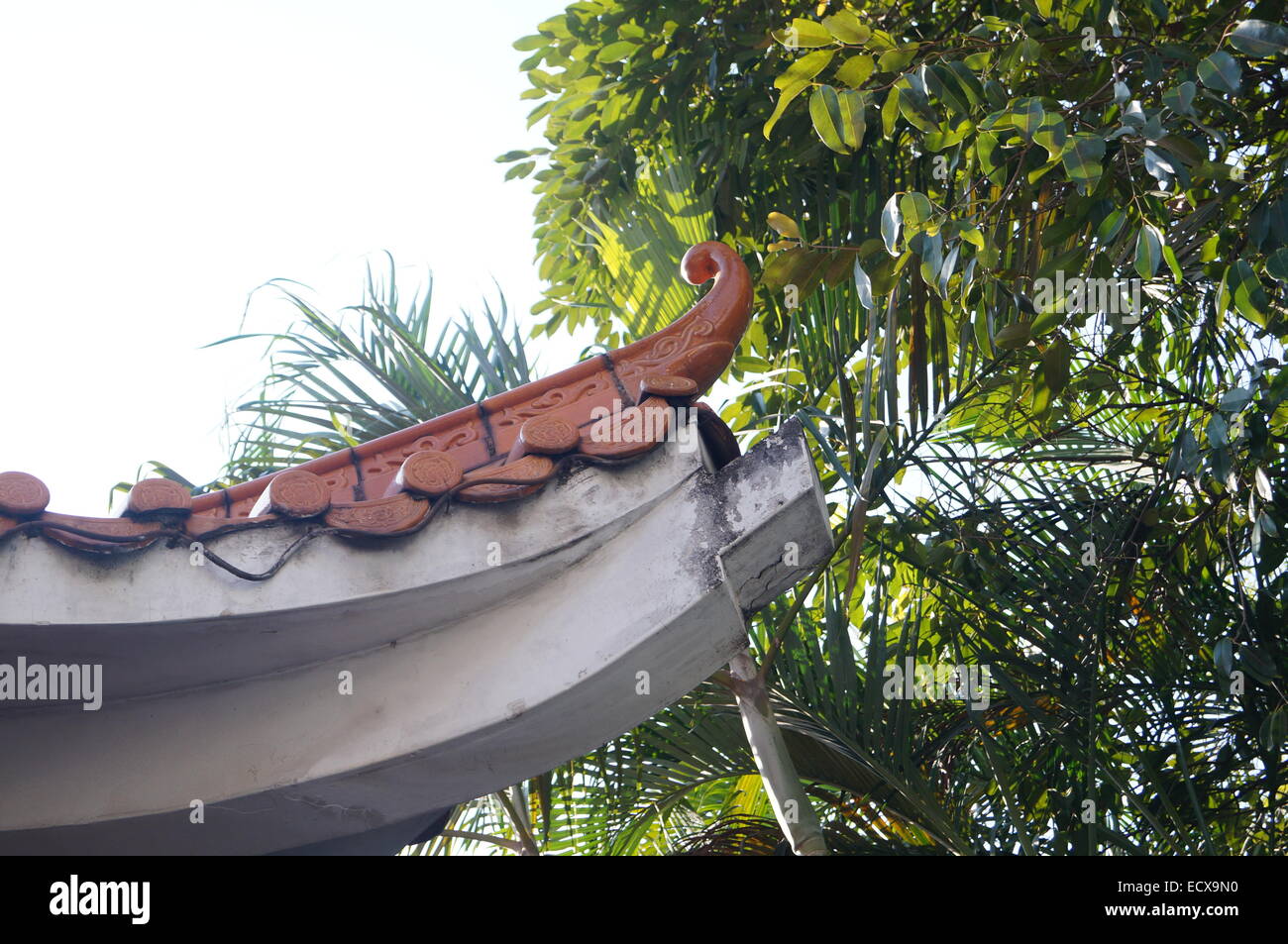 China traditional building eaves landscape Stock Photo - Alamy