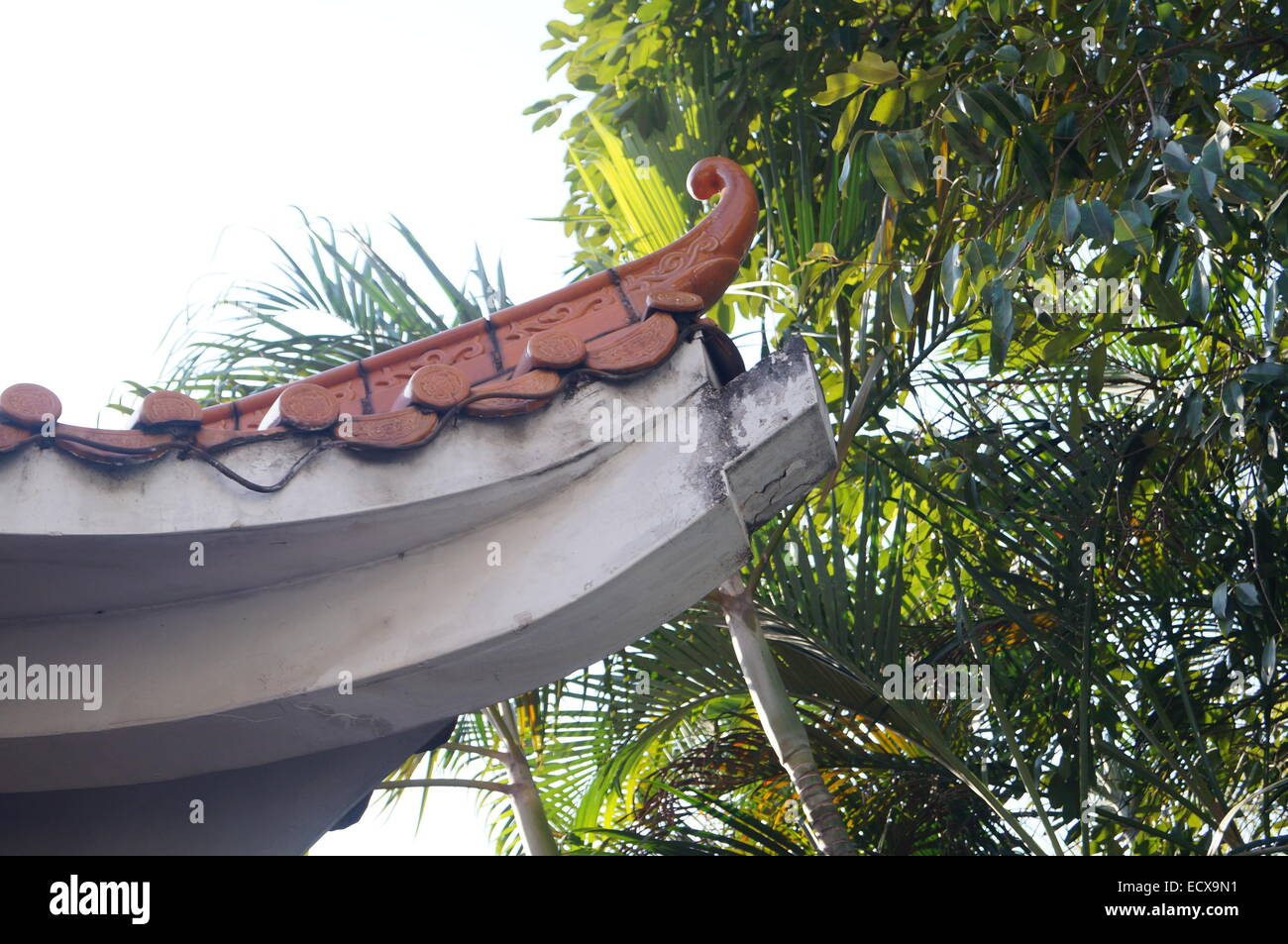 China traditional building eaves landscape Stock Photo - Alamy
