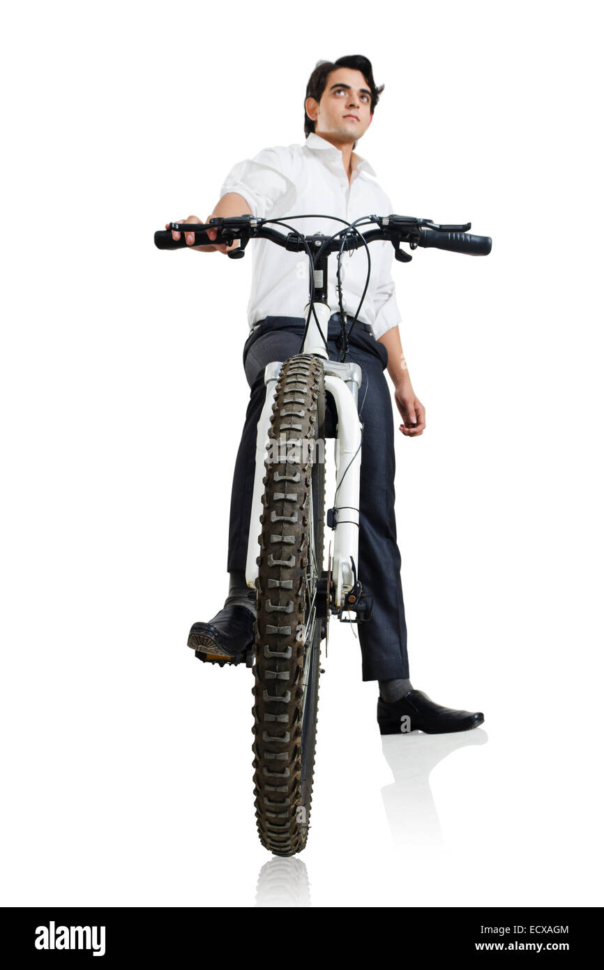 Boy with cycle hi-res stock photography and images - Alamy