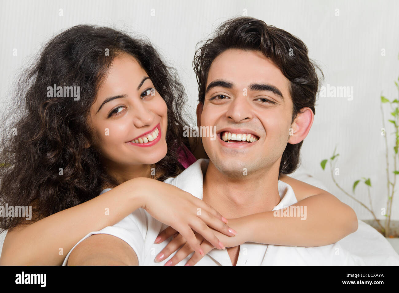 indian Beautiful Couple romance Stock Photo - Alamy