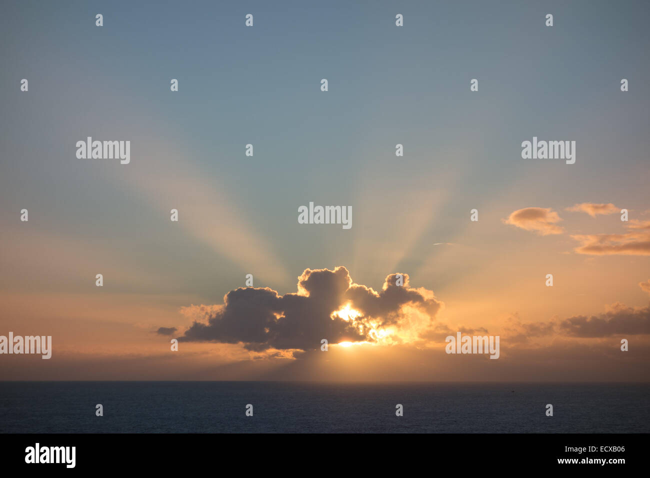 Dramatic stormy sky with clouds with a silver lining Stock Photo - Alamy