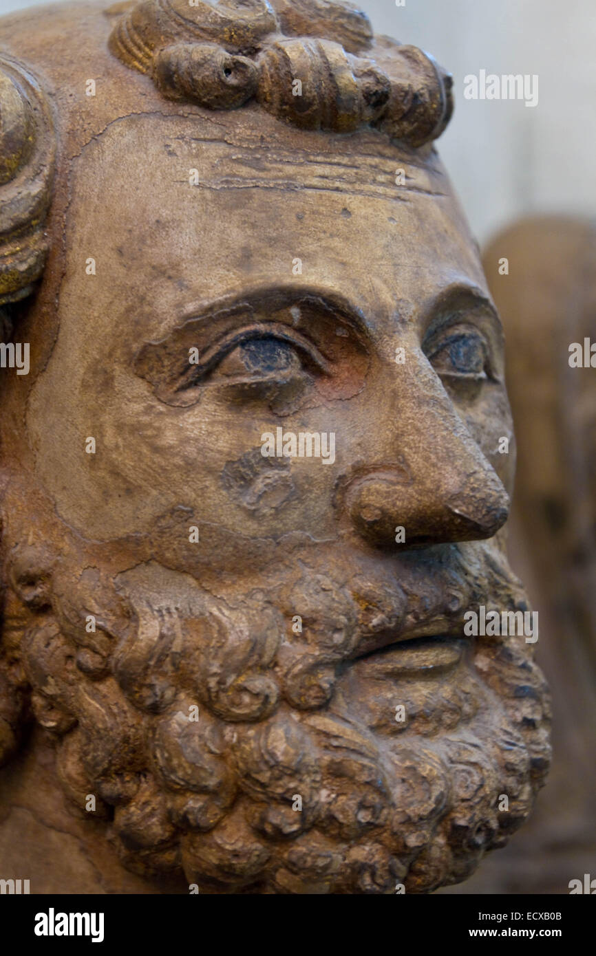 ancient stone statue head Stock Photo - Alamy