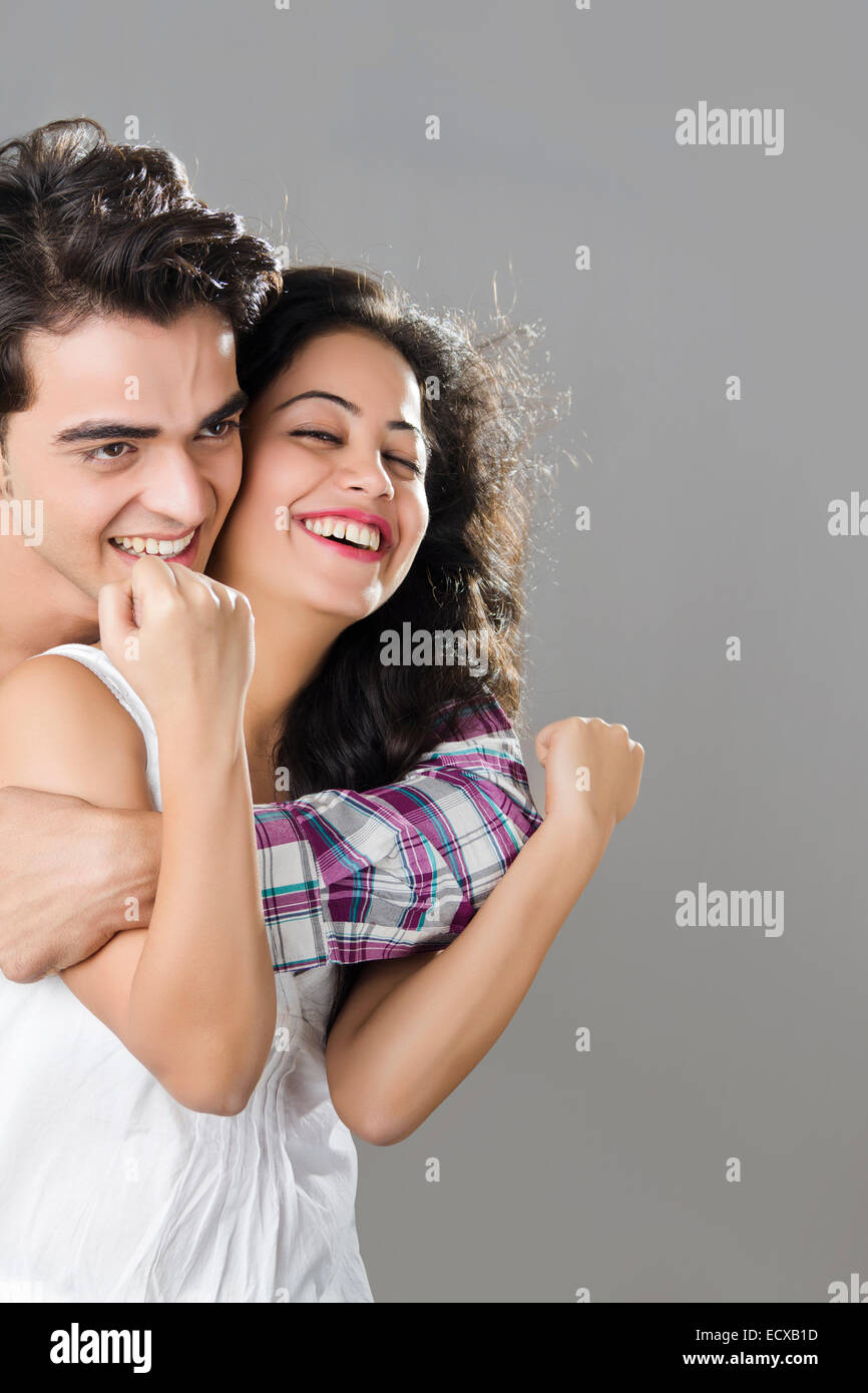 indian Beautiful Couple romance Stock Photo - Alamy