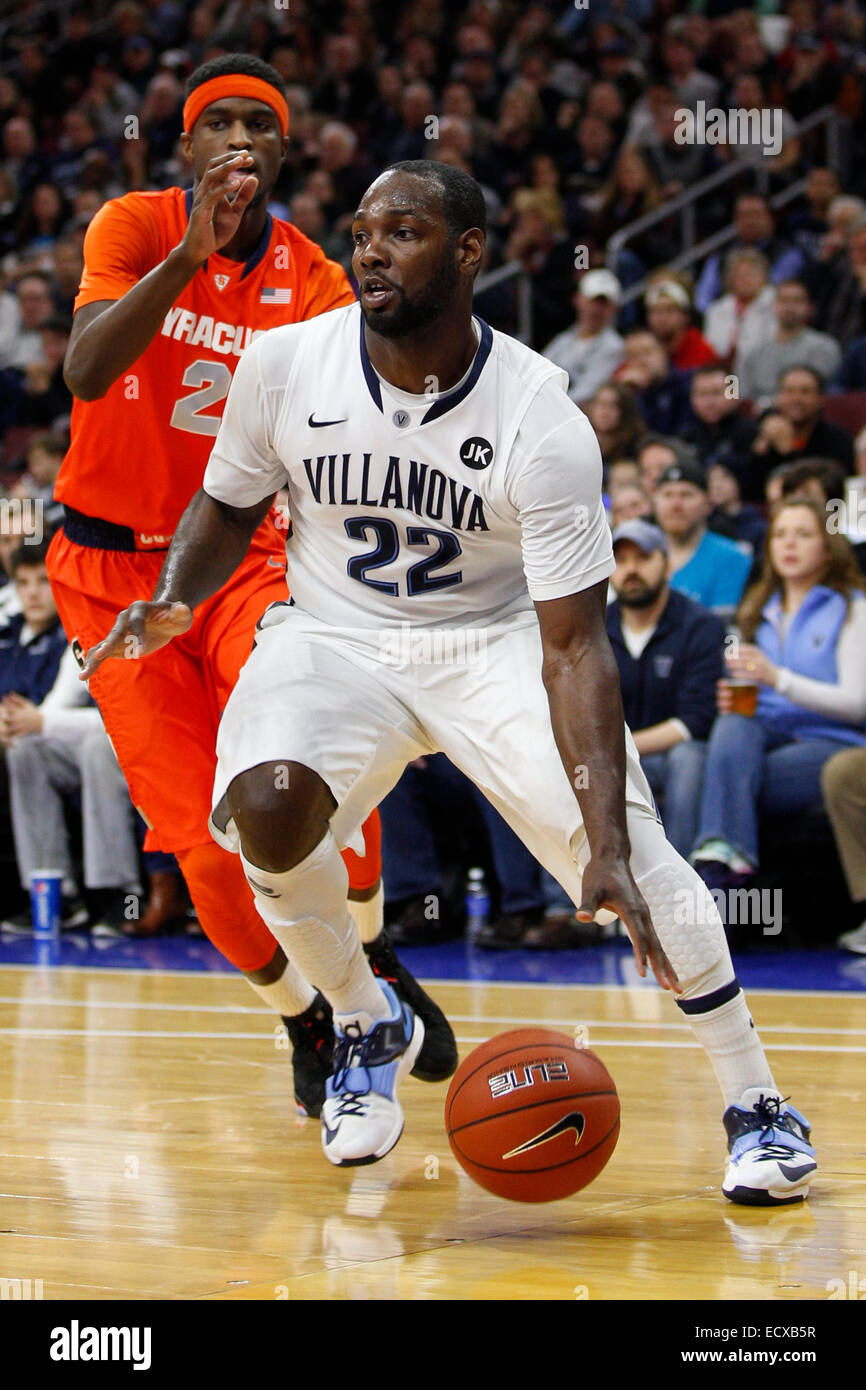 Overtime. 20th Dec, 2014. Villanova Wildcats forward JayVaughn Pinkston ...