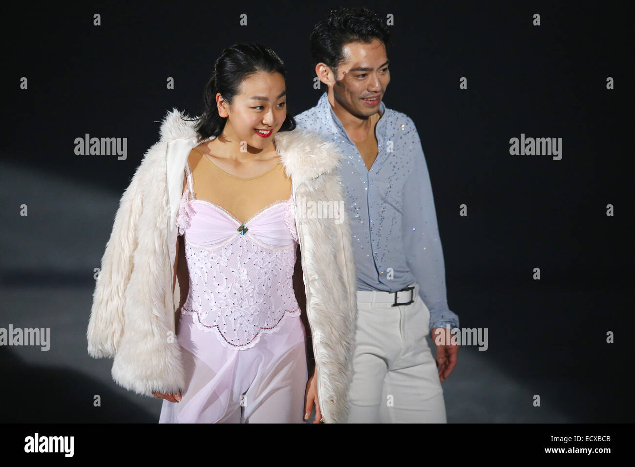 Kanagawa, Japan. 21st Dec, 2014. (L-R) Mao Asada, Daisuke Takahashi, Figure Skating : Christmas ...