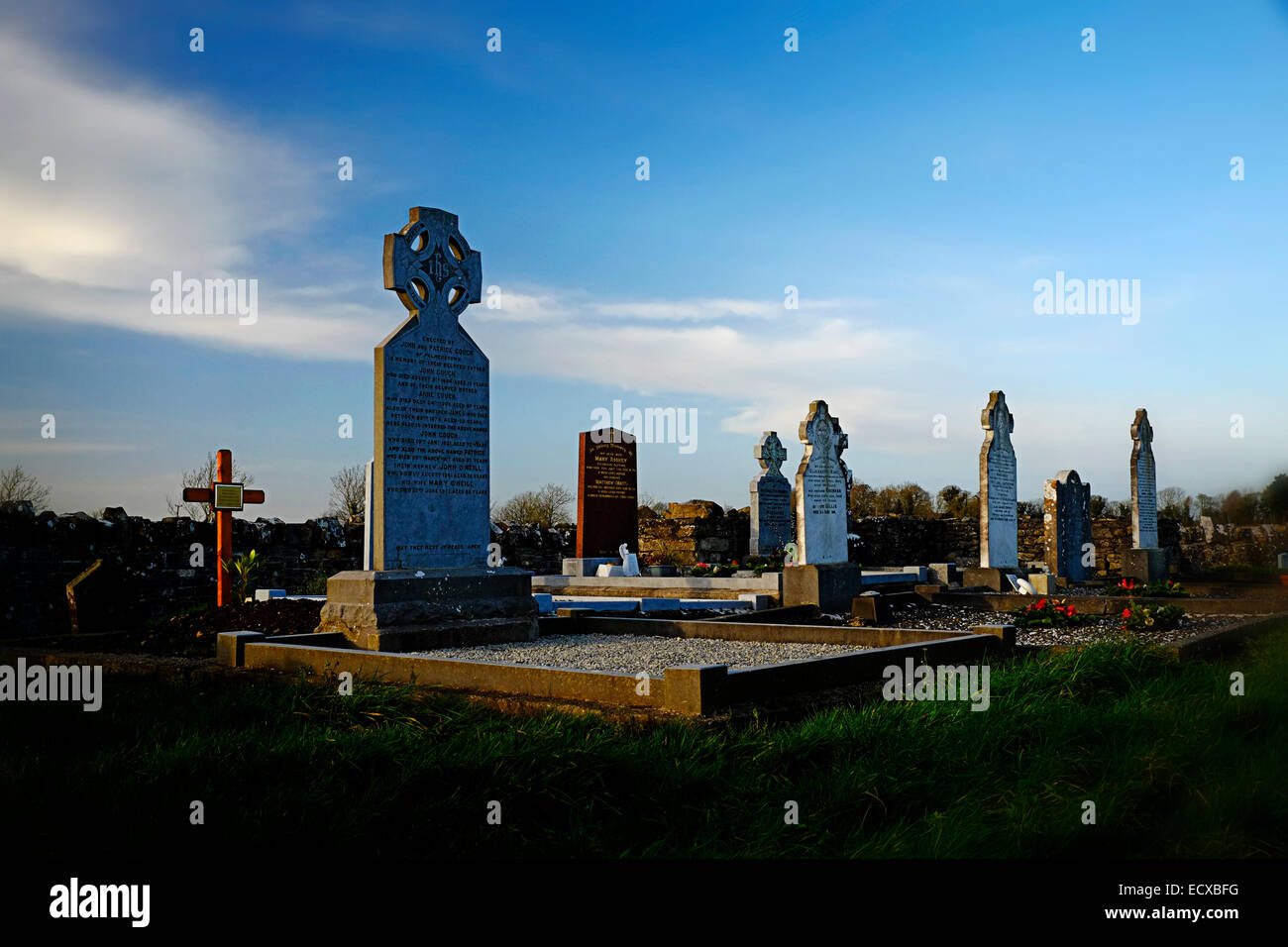 Eerie Cemetery in Dublin Ireland Stock Photo - Alamy