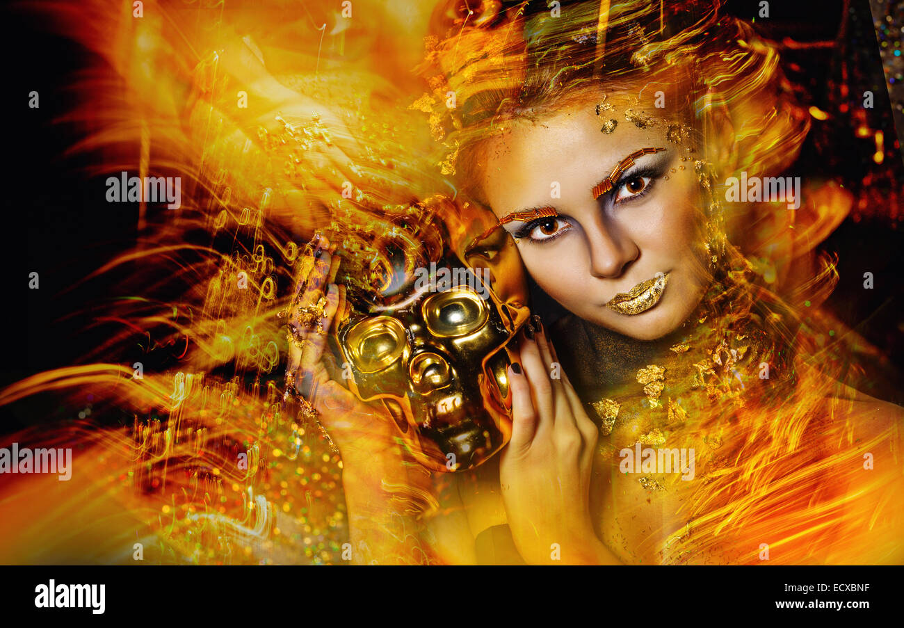 Golden gloss hi-res stock photography and images - Alamy