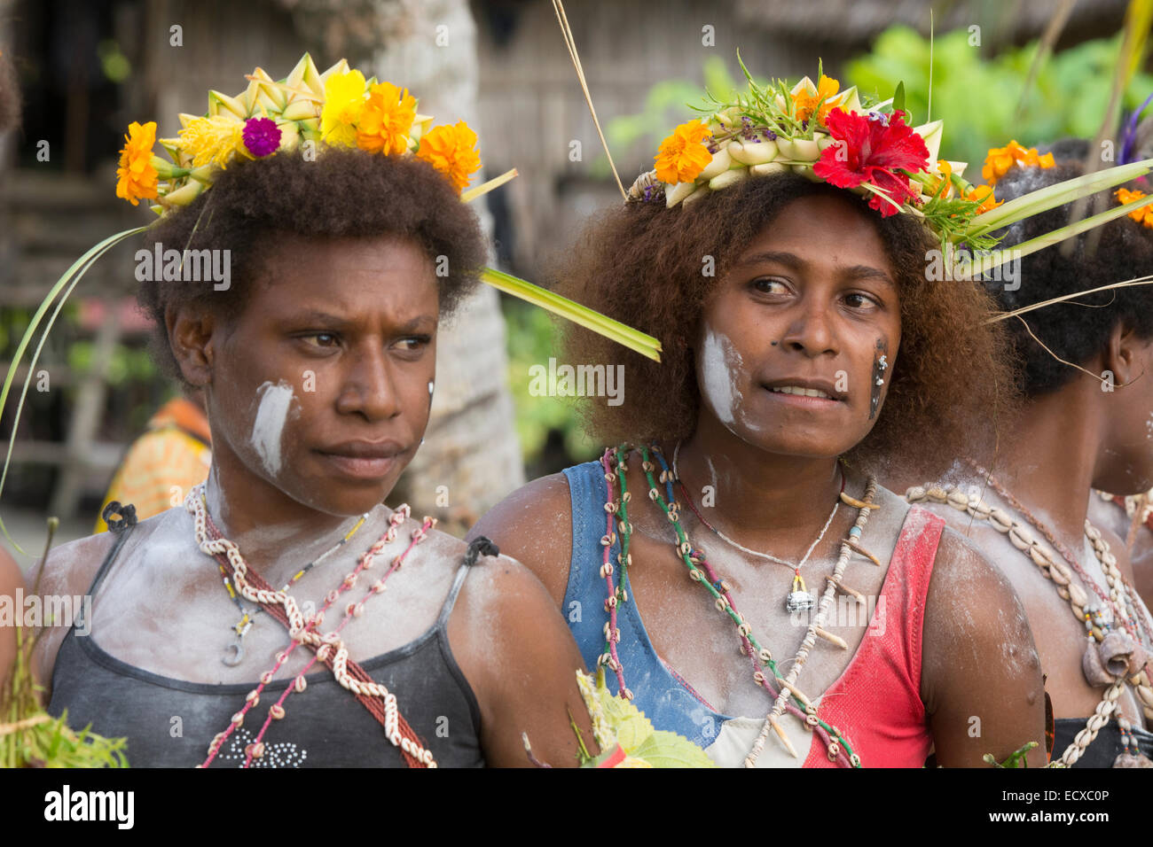 Melanesia, Papua New Guinea, Sepik River area, Murik Lakes, Karau ...