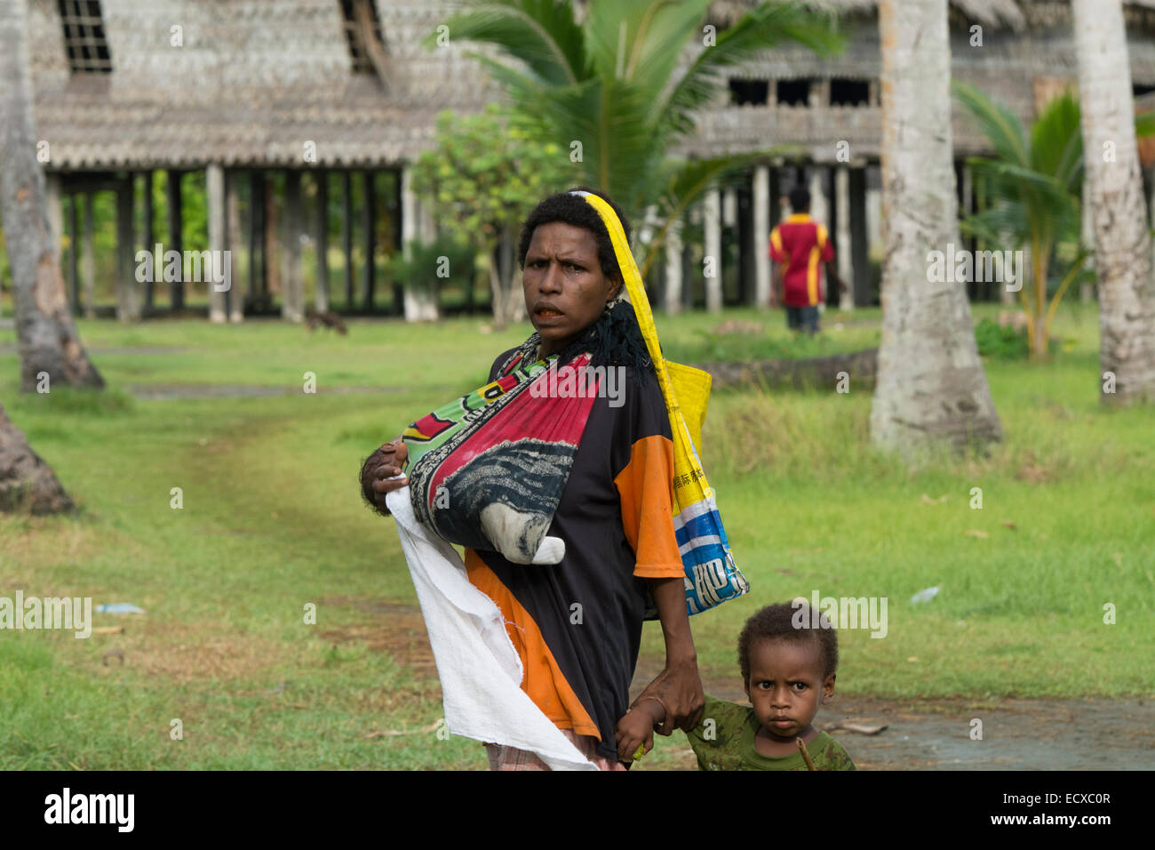 Melanesia, Papua New Guinea, Sepik River area, Murik Lakes, Karau ...