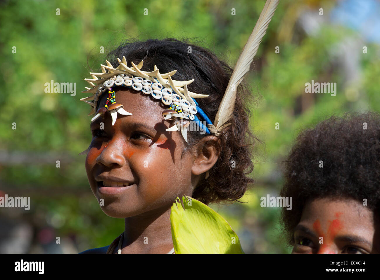 Melanesia, Papua New Guinea, Tuam Island, Tuam village. Traditional ...