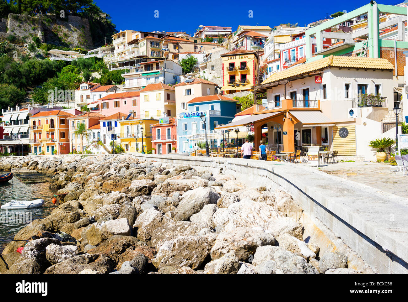 Picturesque town of Parga , Greece Stock Photo - Alamy