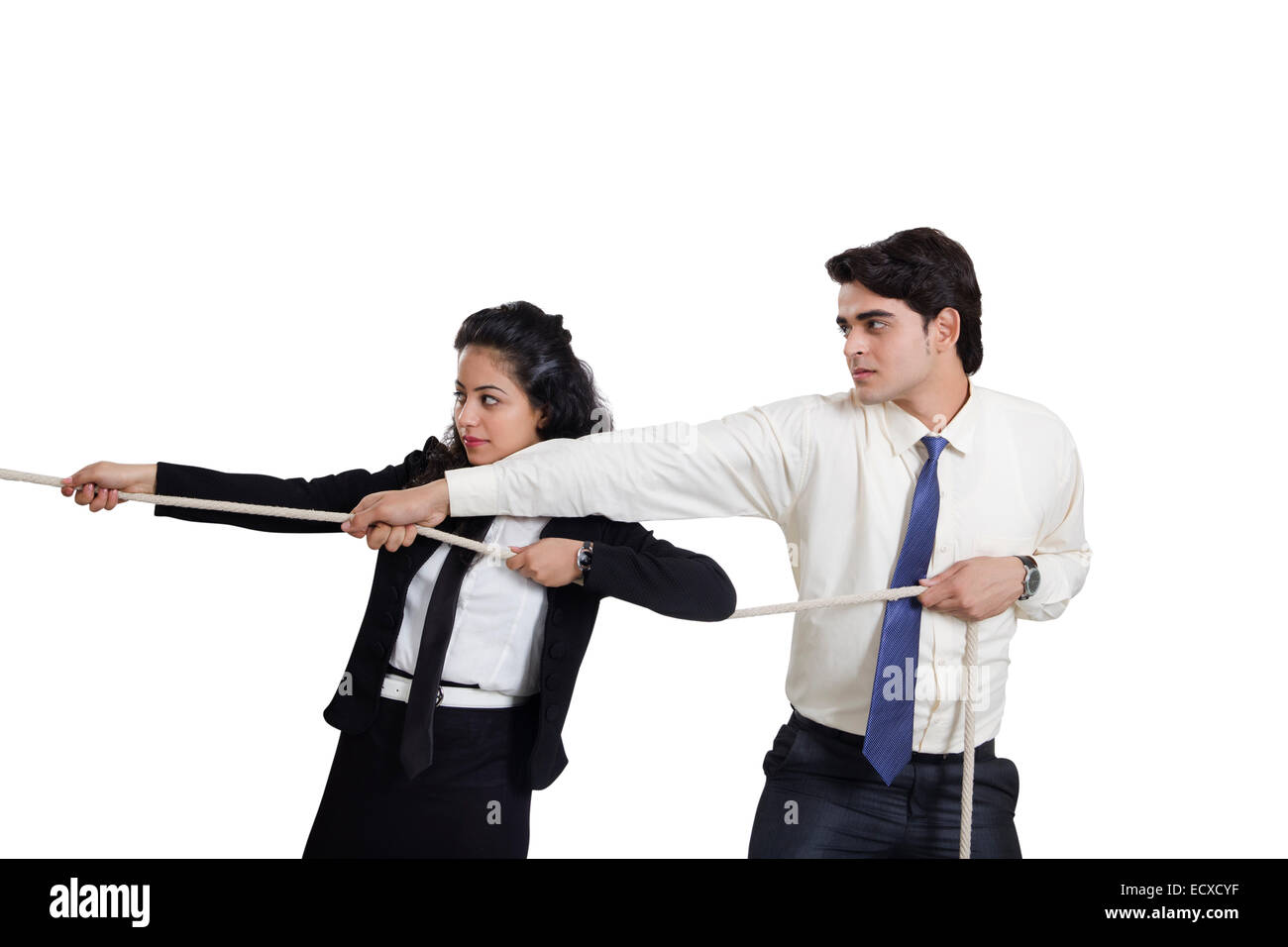 Man helping coworker Cut Out Stock Images & Pictures - Alamy