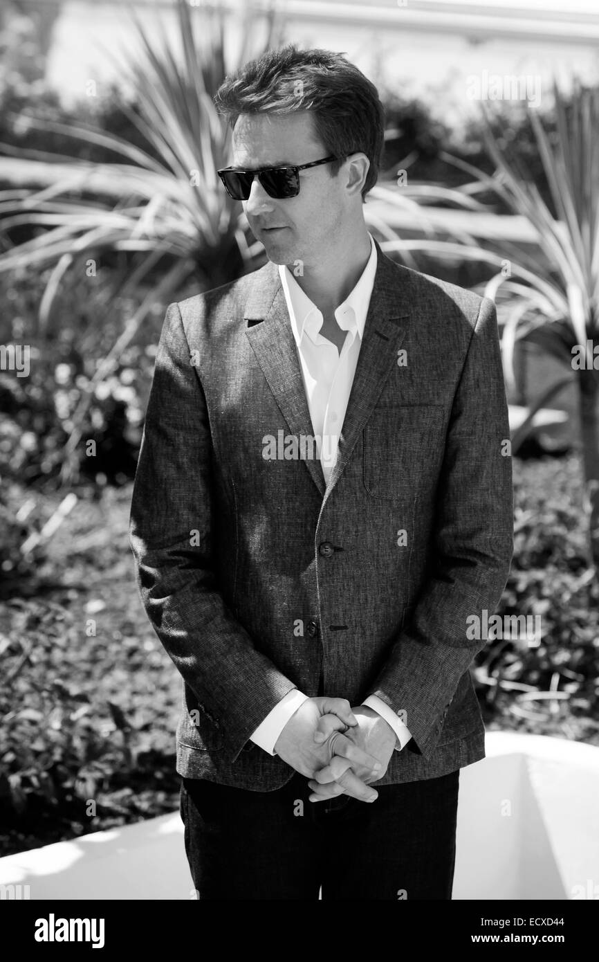 Actor edward norton Black and White Stock Photos & Images - Alamy