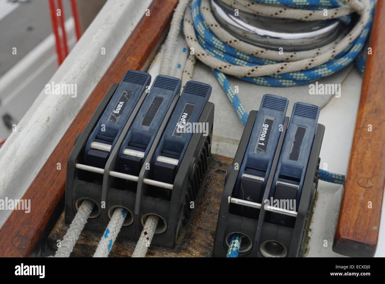 rope clutches and organisers as part of the control systems for a ...