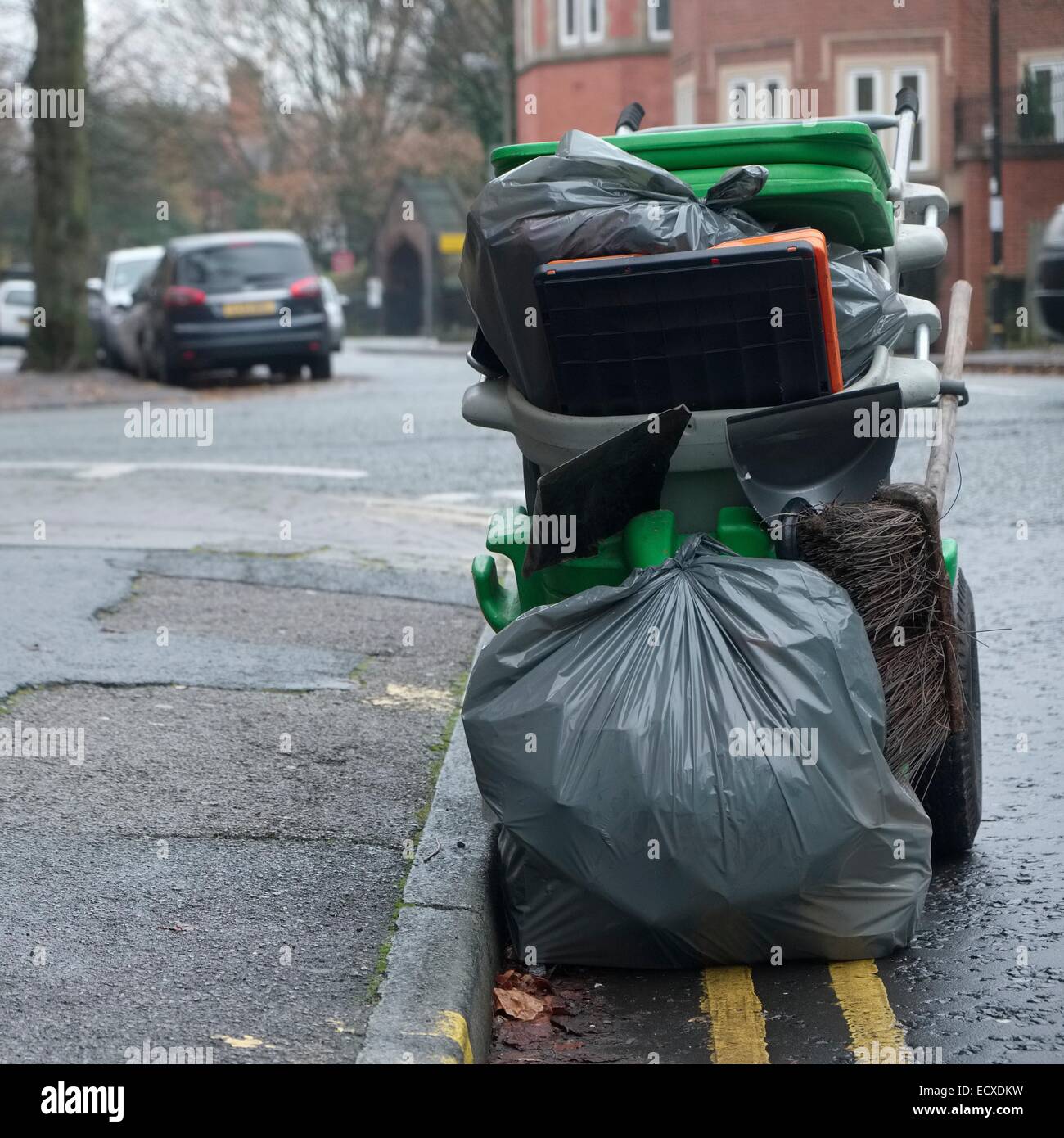 Road sweepers trolley hi-res stock photography and images - Alamy