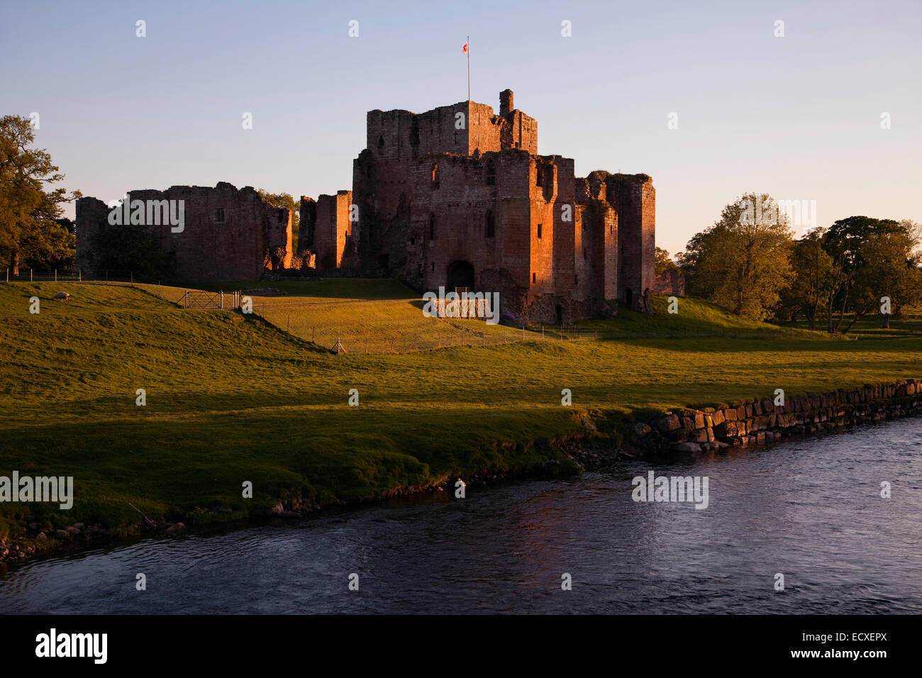 Brougham Castle, near Penrith, at sunset Stock Photo - Alamy