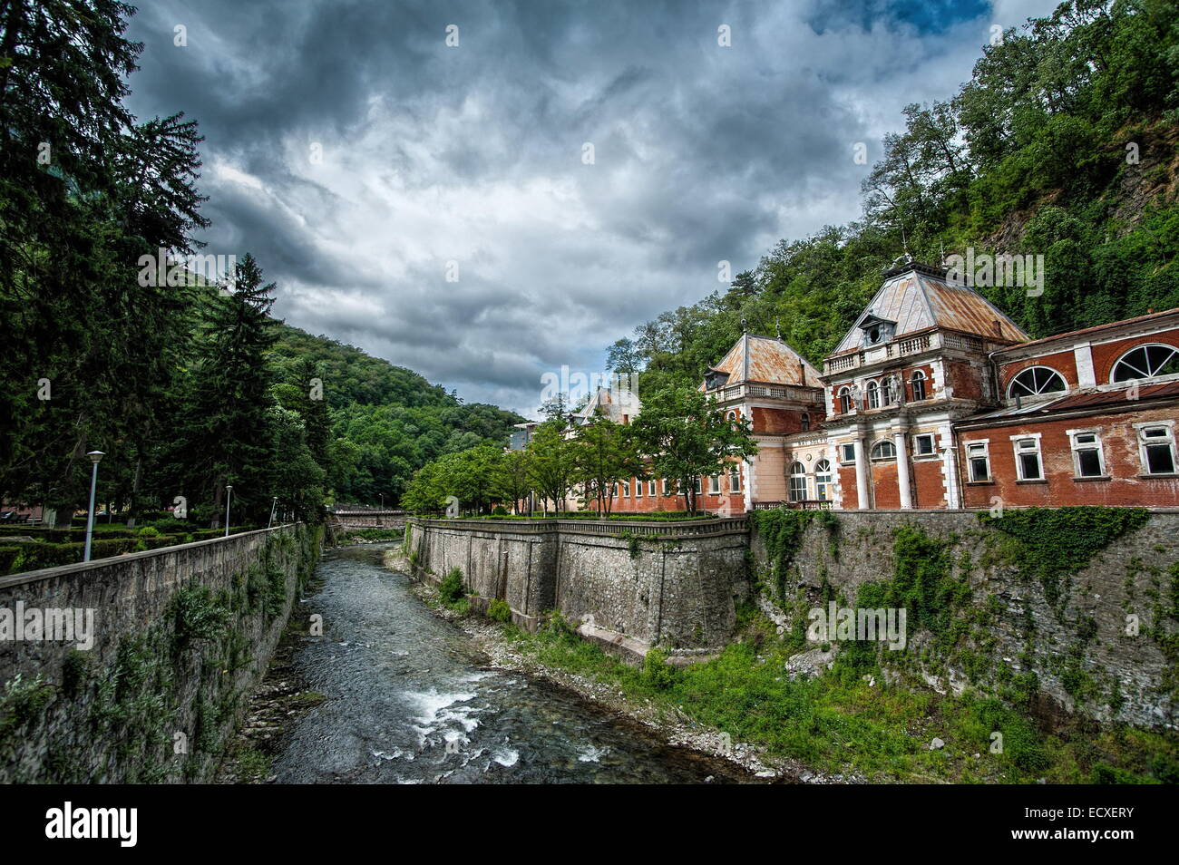 A historic city in Romania Stock Photo - Alamy