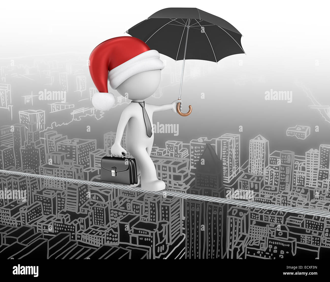 Walking the wire hi-res stock photography and images - Alamy