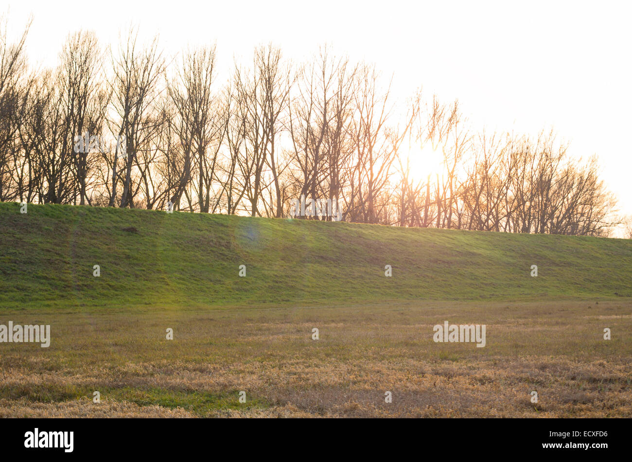 Grass embankment hi-res stock photography and images - Alamy