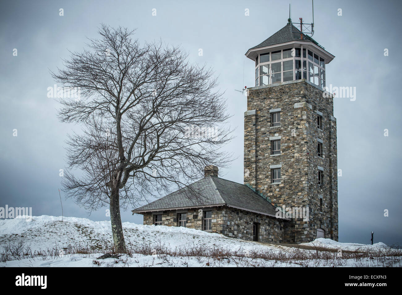 The Tower, Quabbin Mountain, Quabbin Park, Ware, Massachusetts Stock ...