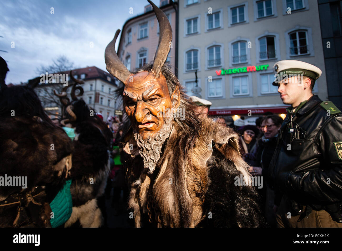 Munich, Bavaria, Germany. 21st Dec, 2014. Krampus is a mythical horned ...