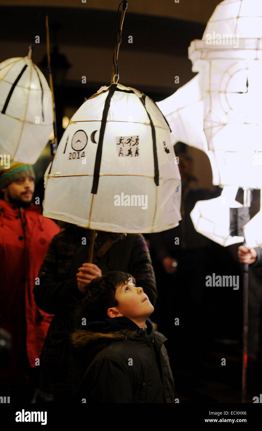 Lantern procession accompanied hi-res stock photography and images - Alamy