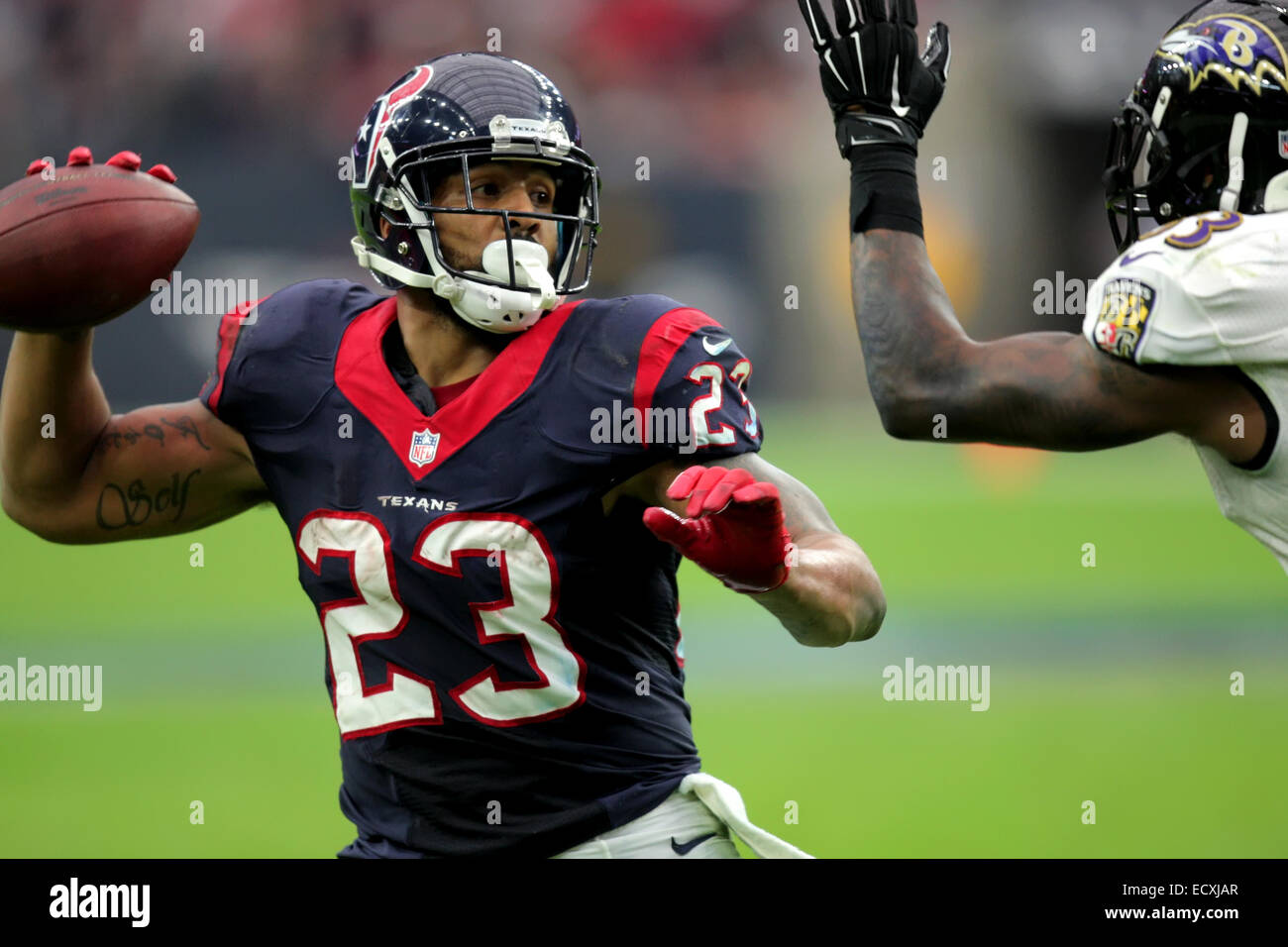 Houston, TX, USA. 21st Dec, 2014. Houston Texans running back Arian ...
