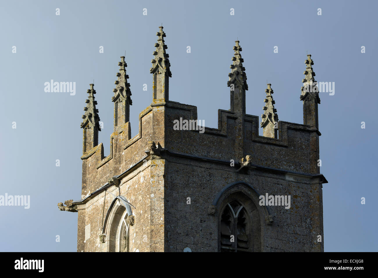 St. Andrew`s Church, Great Rollright, Oxfordshire, England, UK Stock ...