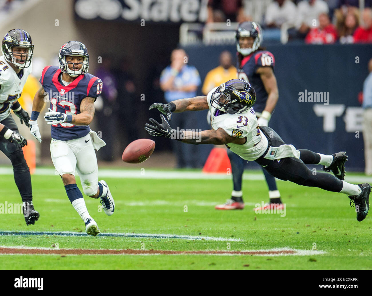Houston, Texas, USA. 21st Dec, 2014. Baltimore Ravens strong safety ...
