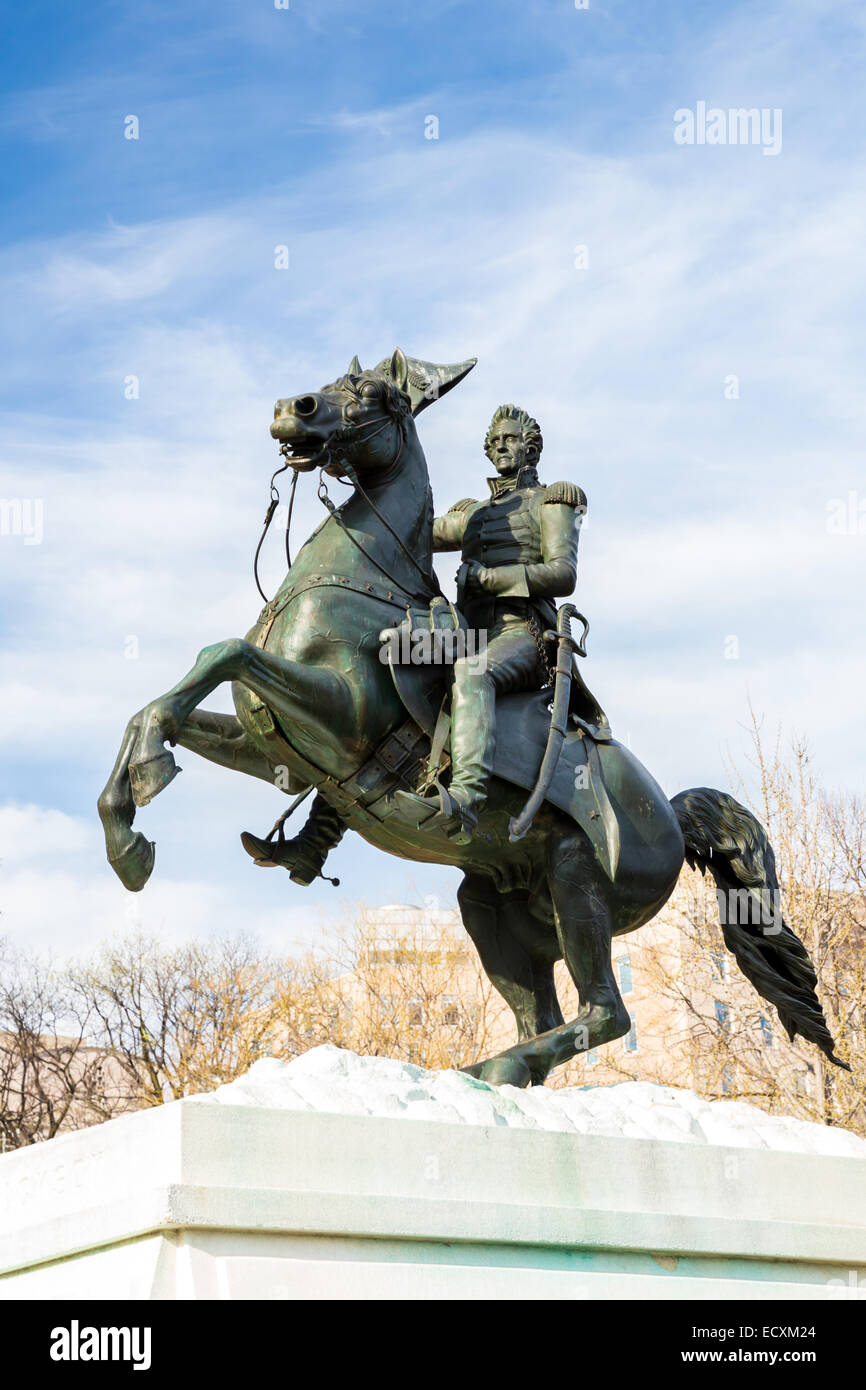 Jackson statue in washington dc hi-res stock photography and images - Alamy