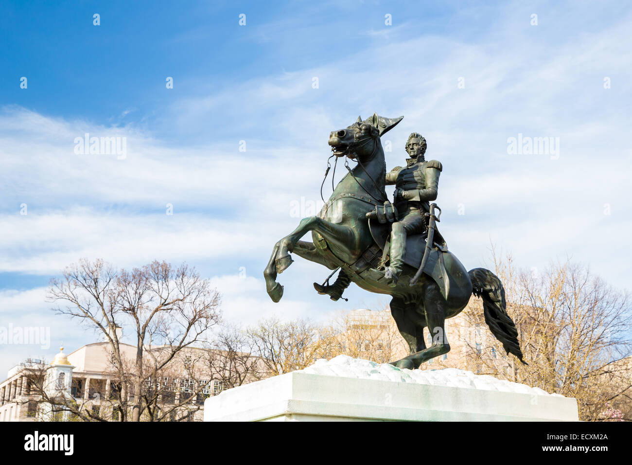 Jackson statue in washington dc hi-res stock photography and images - Alamy