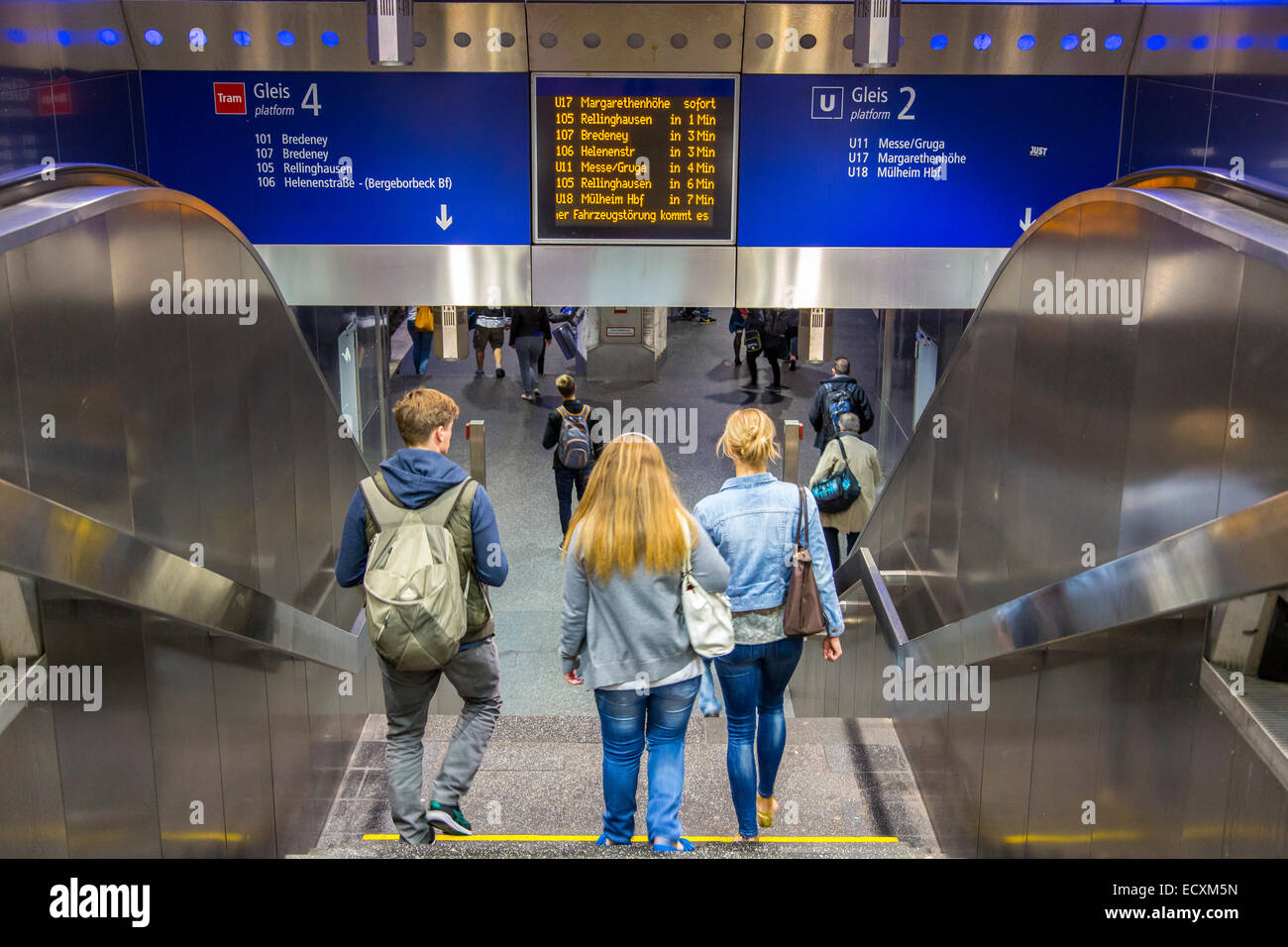 Entrance of a subway station, underground Stock Photo - Alamy