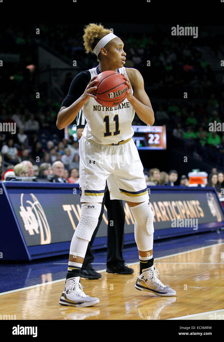South Bend, Indiana, USA. 21st Dec, 2014. Notre Dame forward Brianna ...