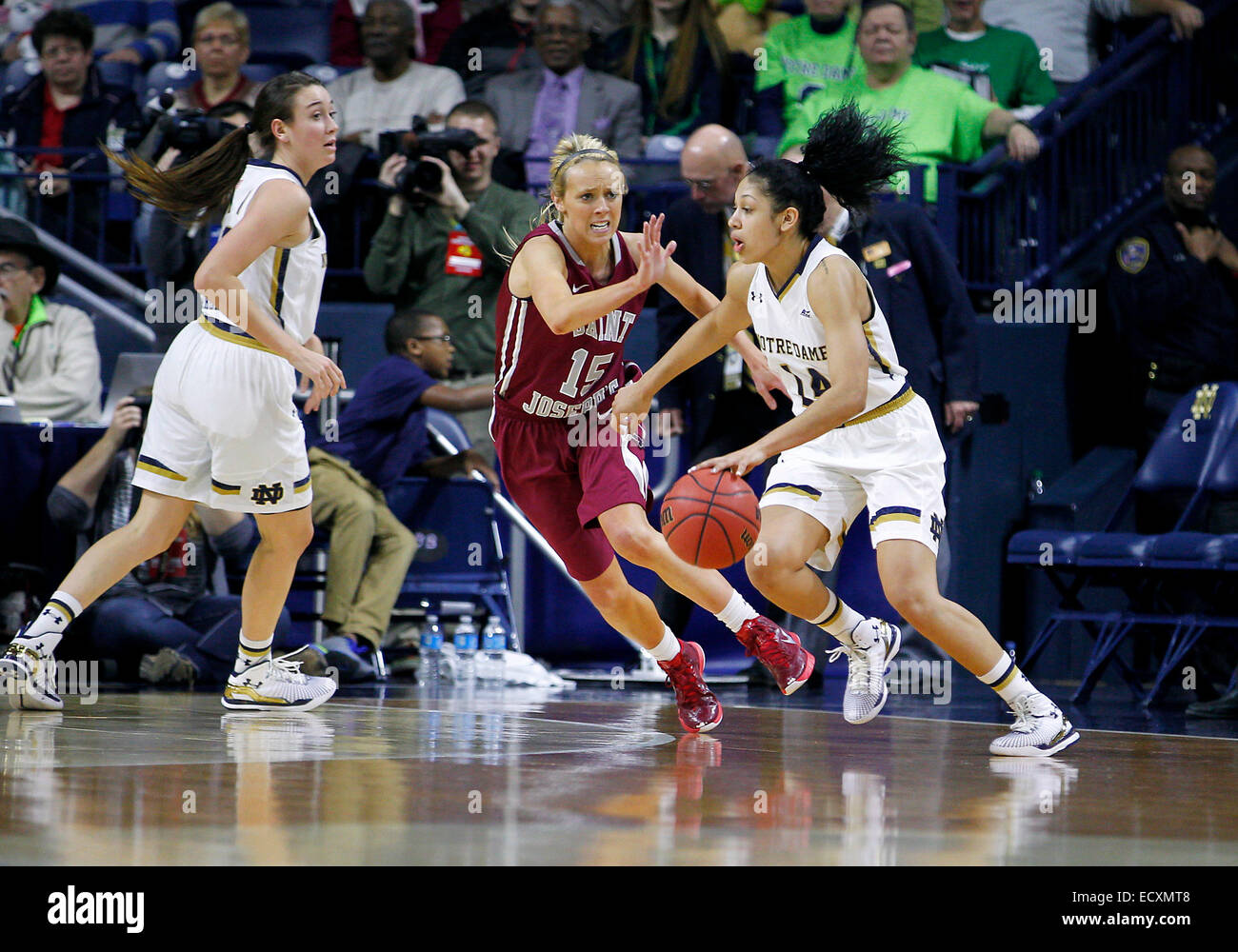 South Bend, Indiana, USA. 21st Dec, 2014. Notre Dame guard Mychal ...