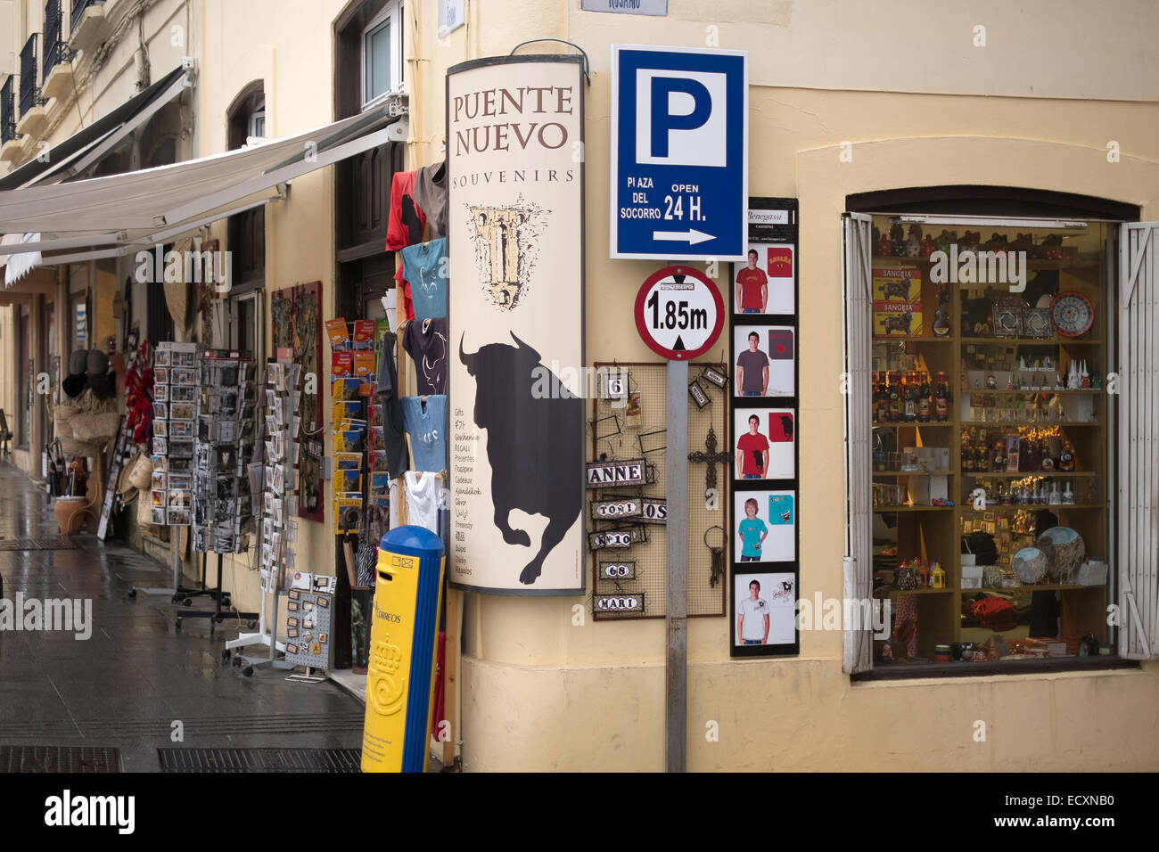 Gift shop in Ronda, Spain Stock Photo - Alamy