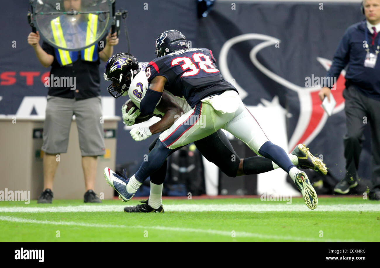 Houston, Texas, USA. 21st Dec, 2014. Baltimore Ravens wide receiver ...