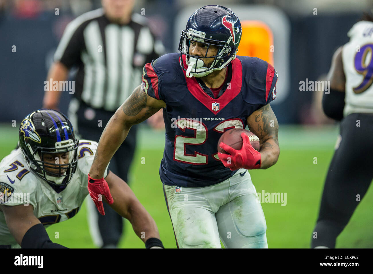 Houston, Texas, USA. 21st Dec, 2014. Houston Texans running back Arian ...
