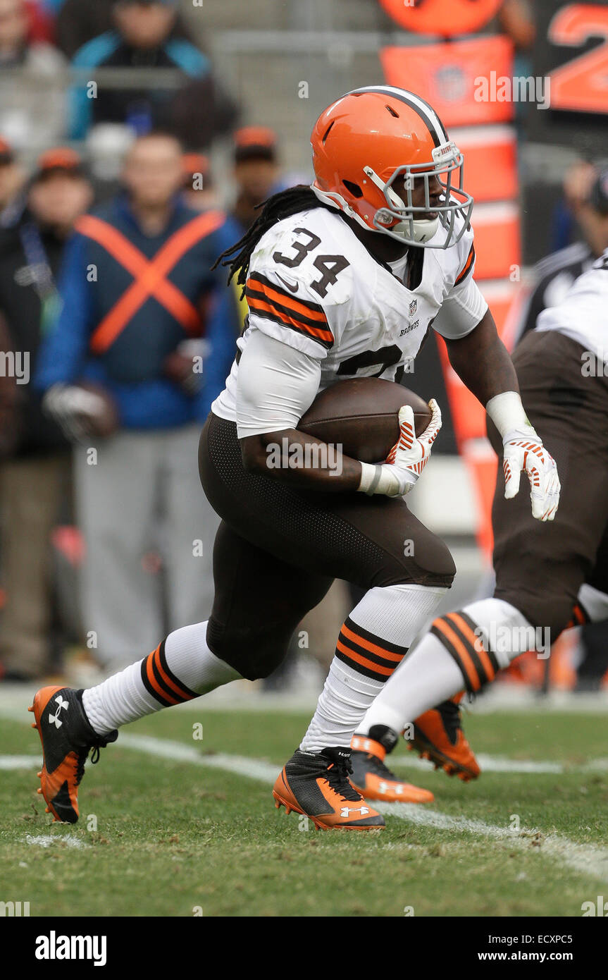 Charlotte, NC, USA. 21st Dec, 2014. Cleveland Browns running back ...