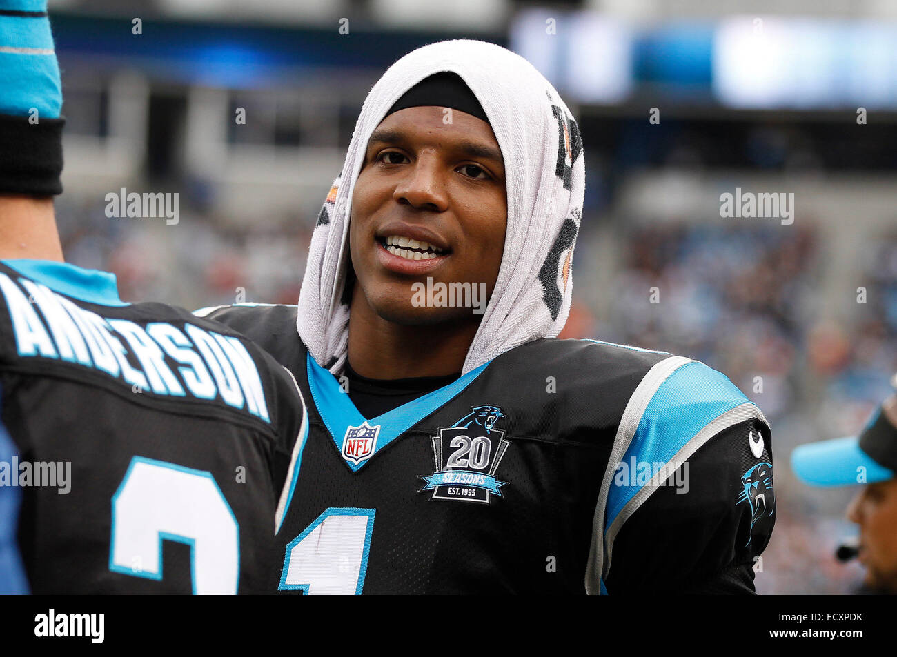 Charlotte, NC, USA. 21st Dec, 2014. Carolina Panthers quarterback Cam ...