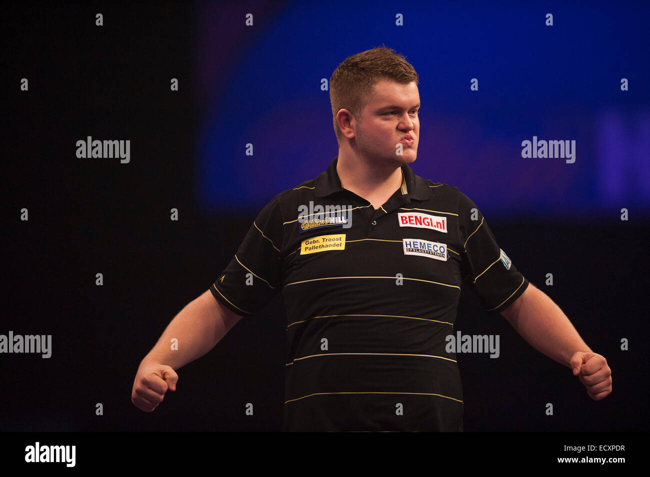 London, UK. 21st Dec, 2014. William Hill World Darts Championship. Ryan ...