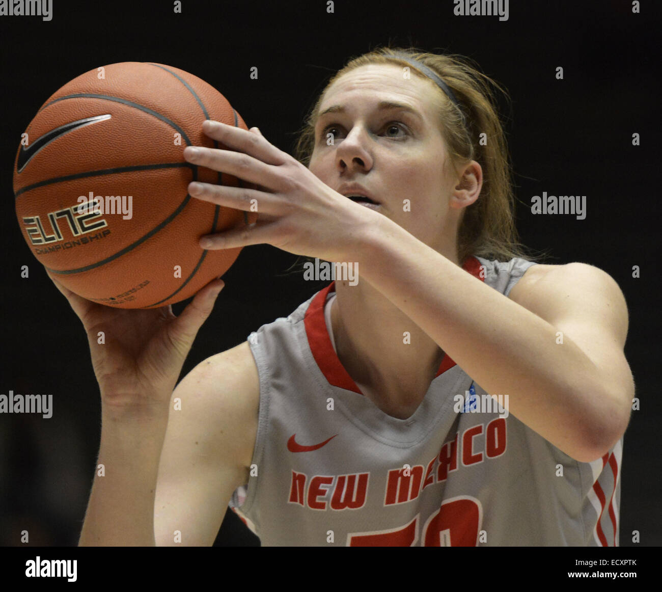 Usa. 21st Dec, 2014. SPORTS -- UNM's Kianna Keller shoots a free throw ...
