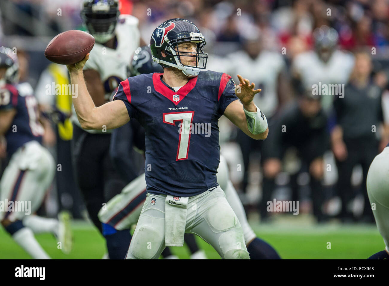 Houston, Texas, USA. 21st Dec, 2014. Houston Texans quarterback Case ...