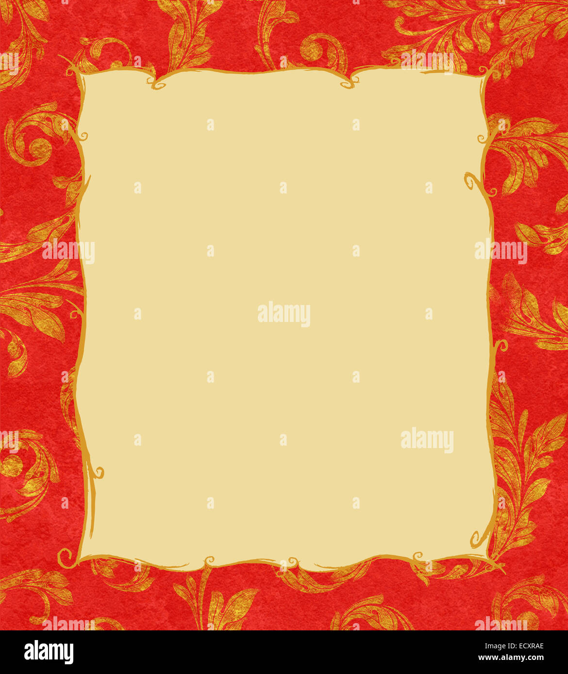 Fancy Red Border Designs