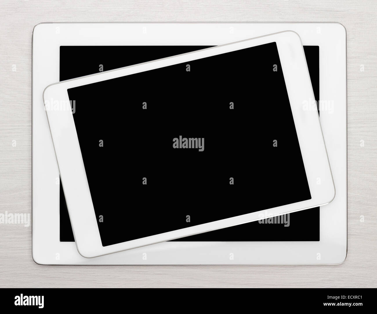 Tablet pc computer with blank screen isolated on white background Stock ...