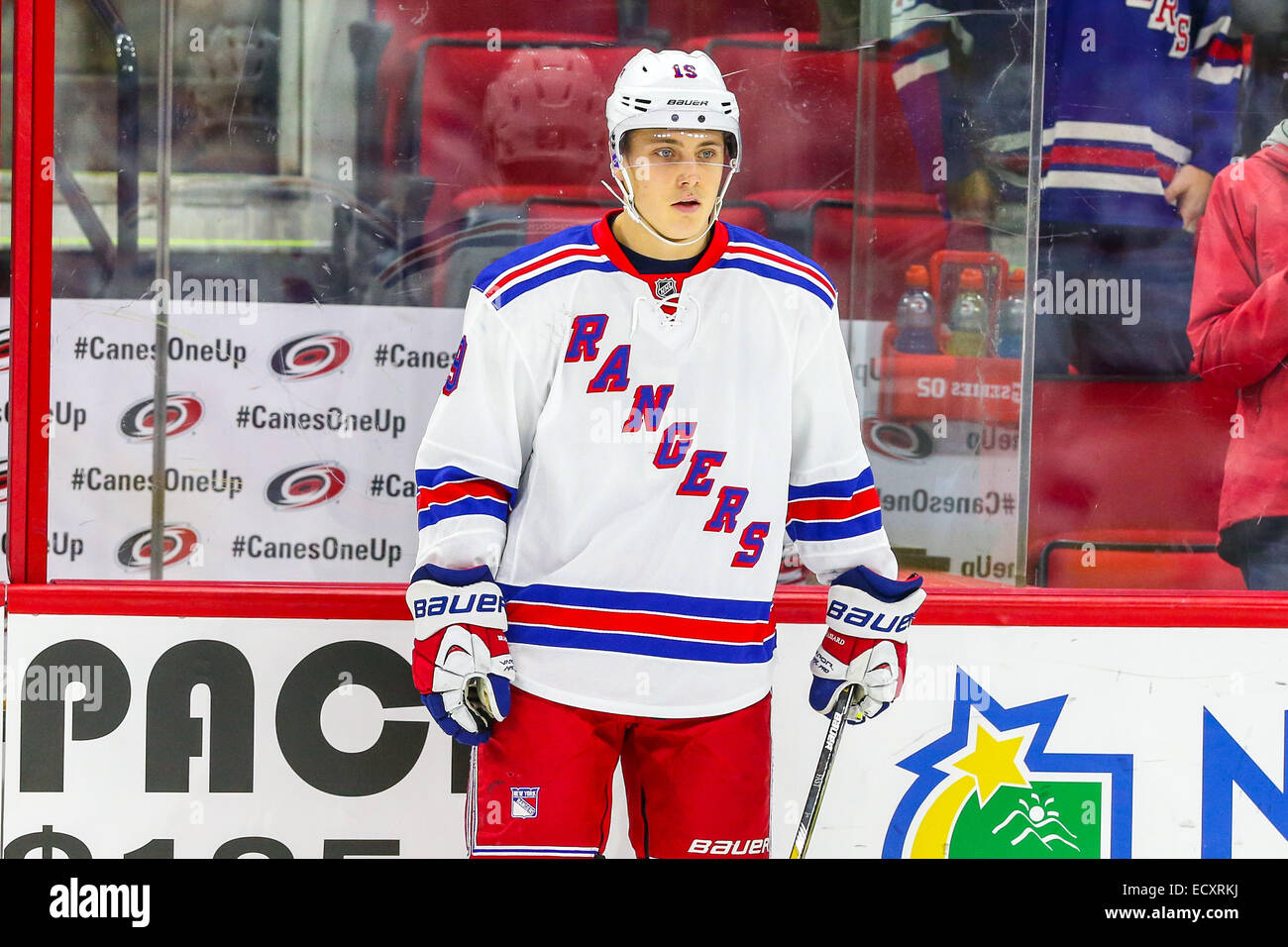 Raleigh, North Carolina, USA. 20th Dec, 2014. New York Rangers right ...